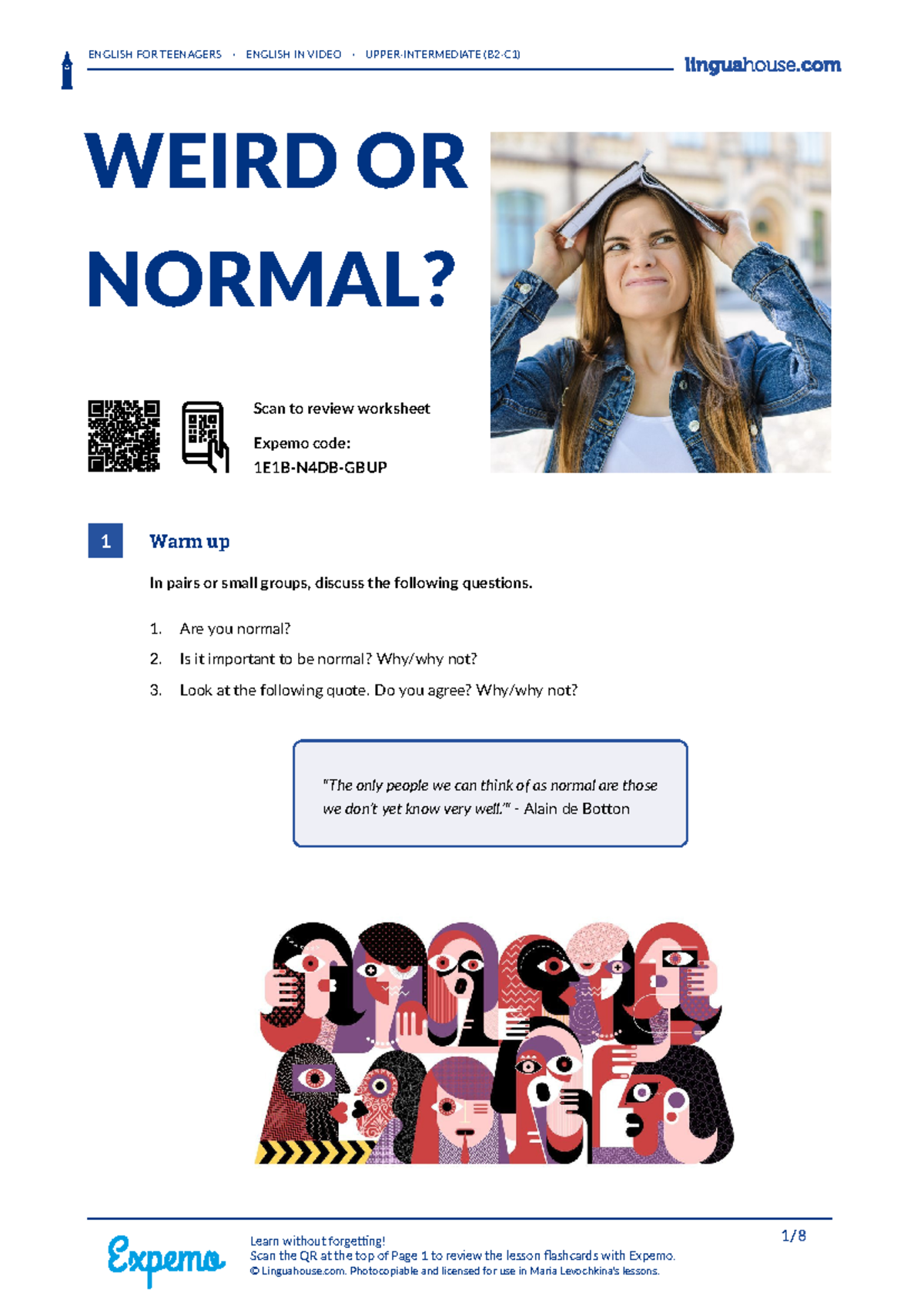 Weird or normal british english teacher - ####### ENGLISH FOR TEENAGERS ...