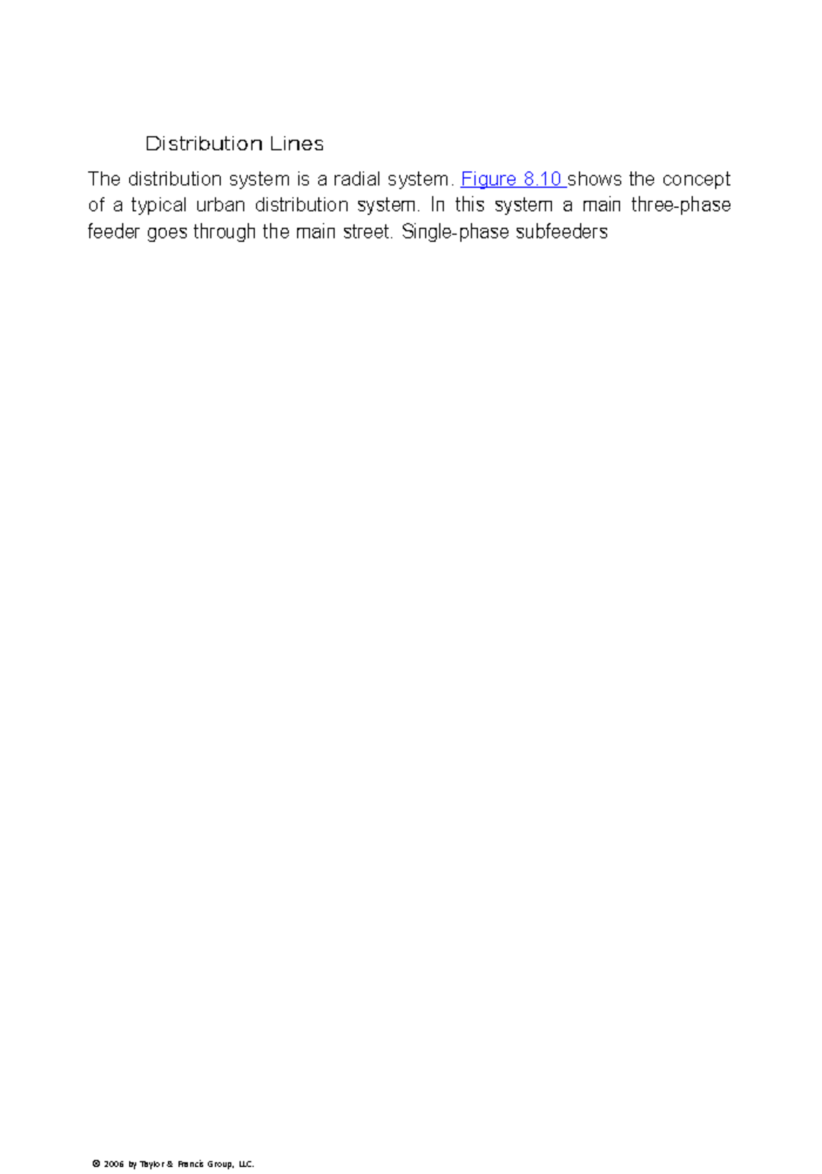 Distribution Lines - Distribution Lines The distribution system is a ...