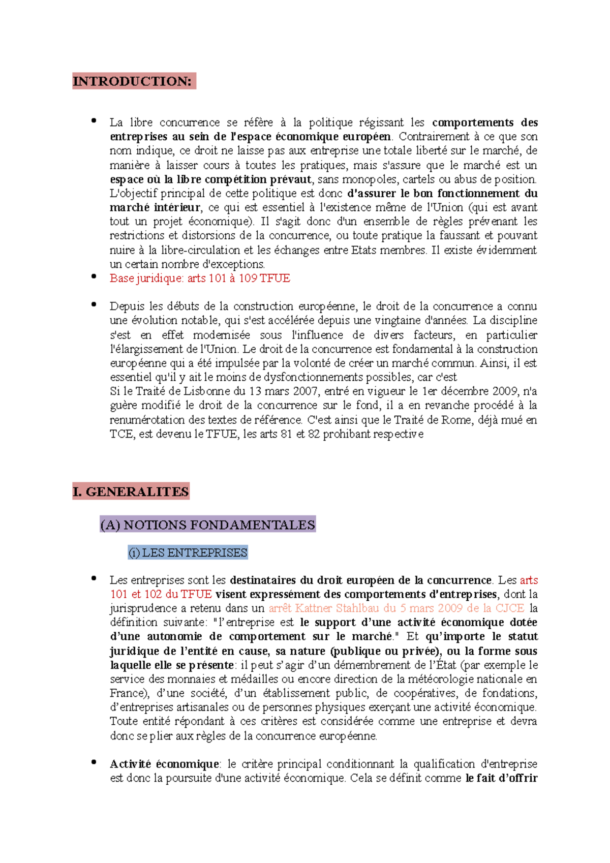 Libre Concurrence - INTRODUCTION: La libre concurrence se réfère à la ...