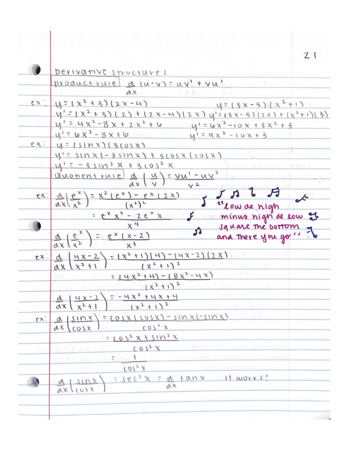 Product Rule and Quotient Rule for Derivatives - MATH 1613 - Studocu