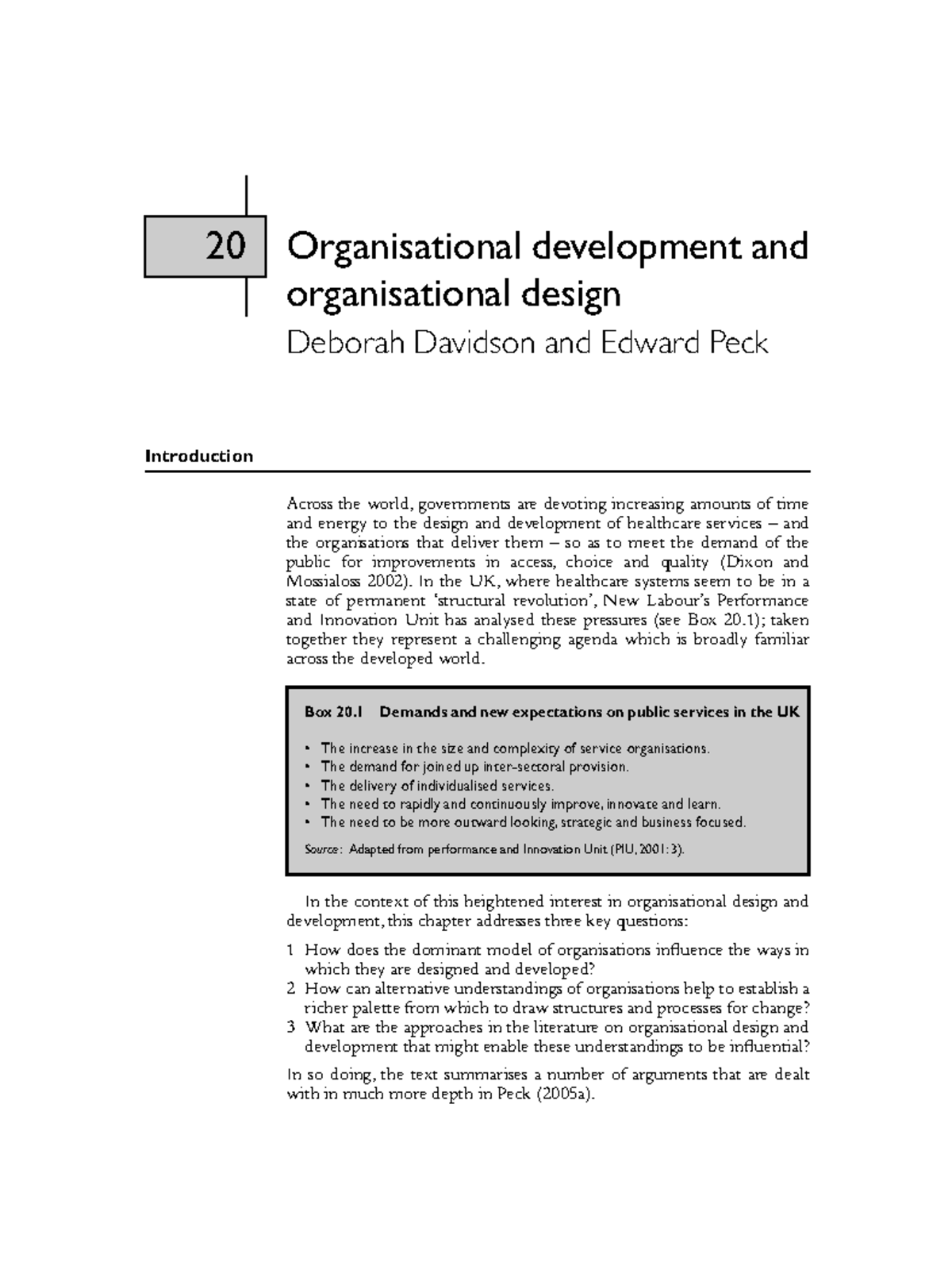 2 - Tugas - 20 Organisational development and organisational design ...