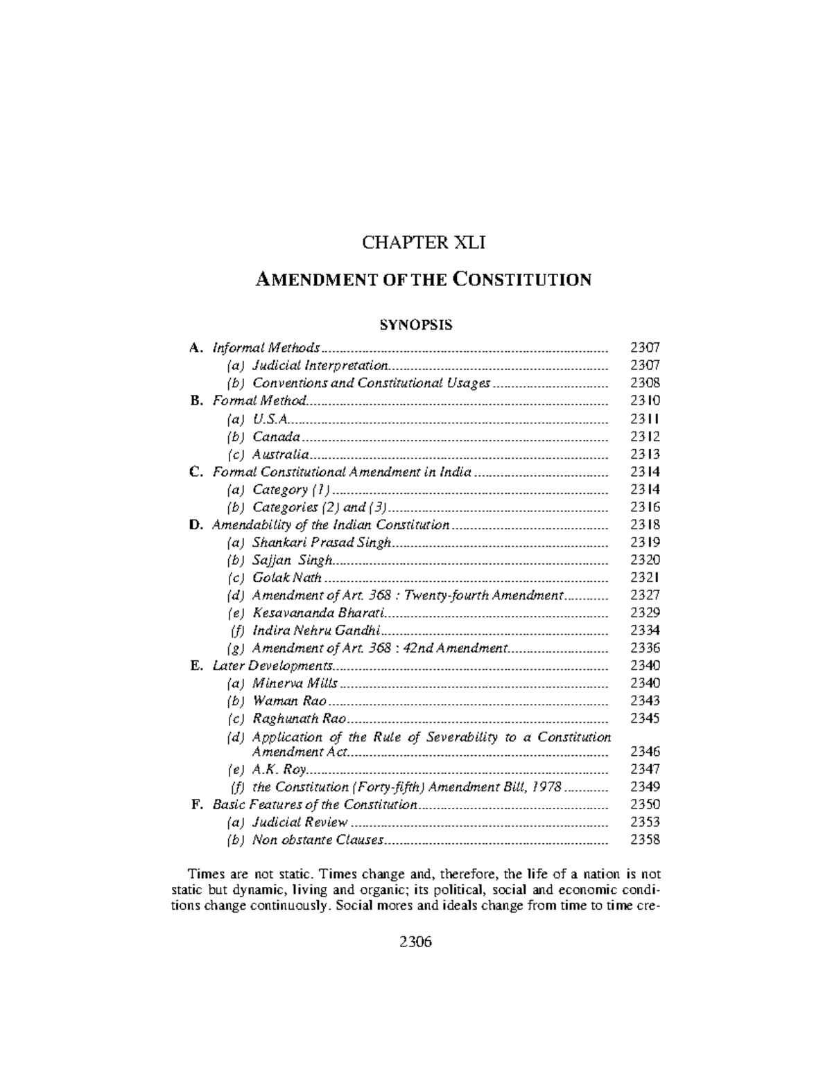 43 Page 2306 2359 - Mp jain - CHAPTER XLI AMENDMENT OF THE CONSTITUTION ...