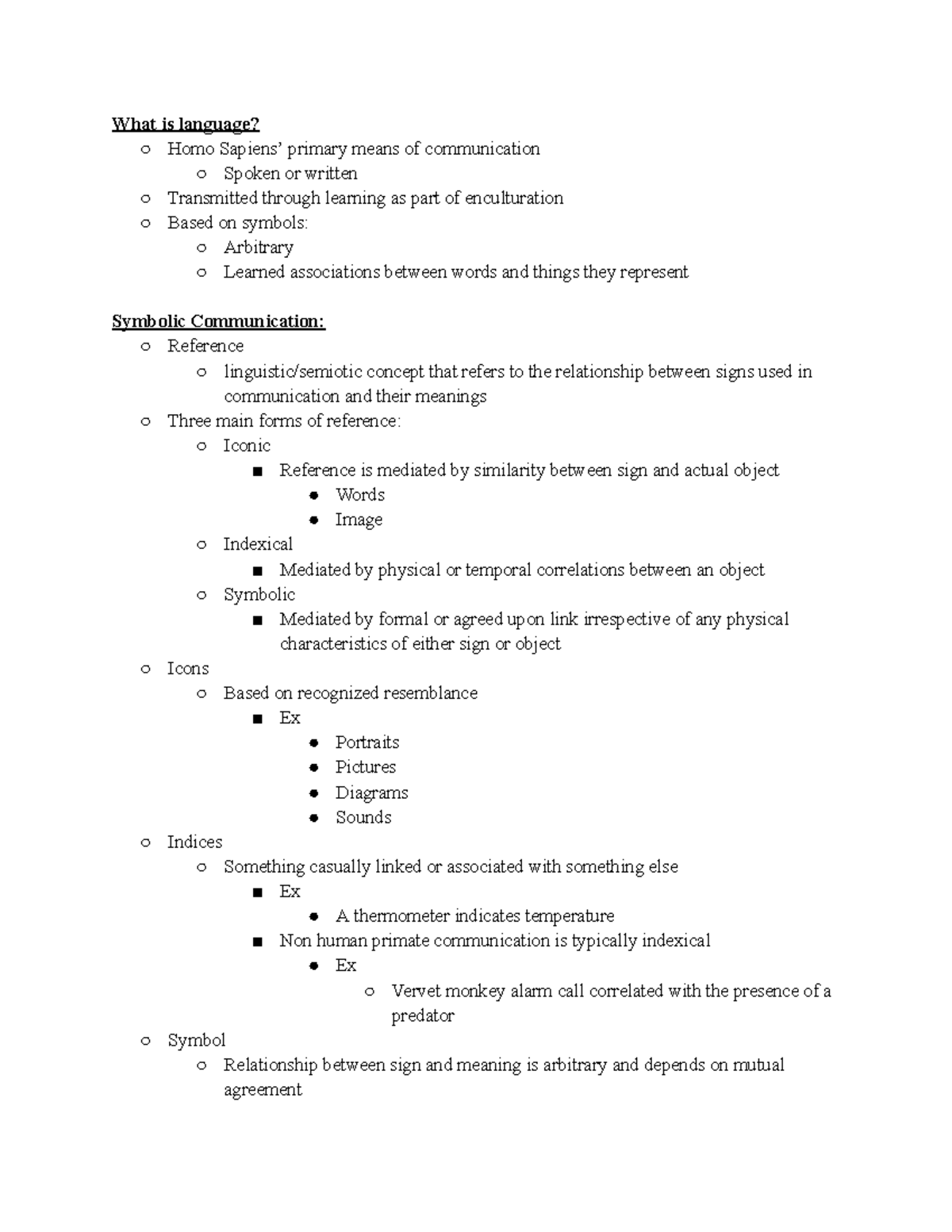 Language Lecture - What is language? Homo Sapiens’ primary means of ...