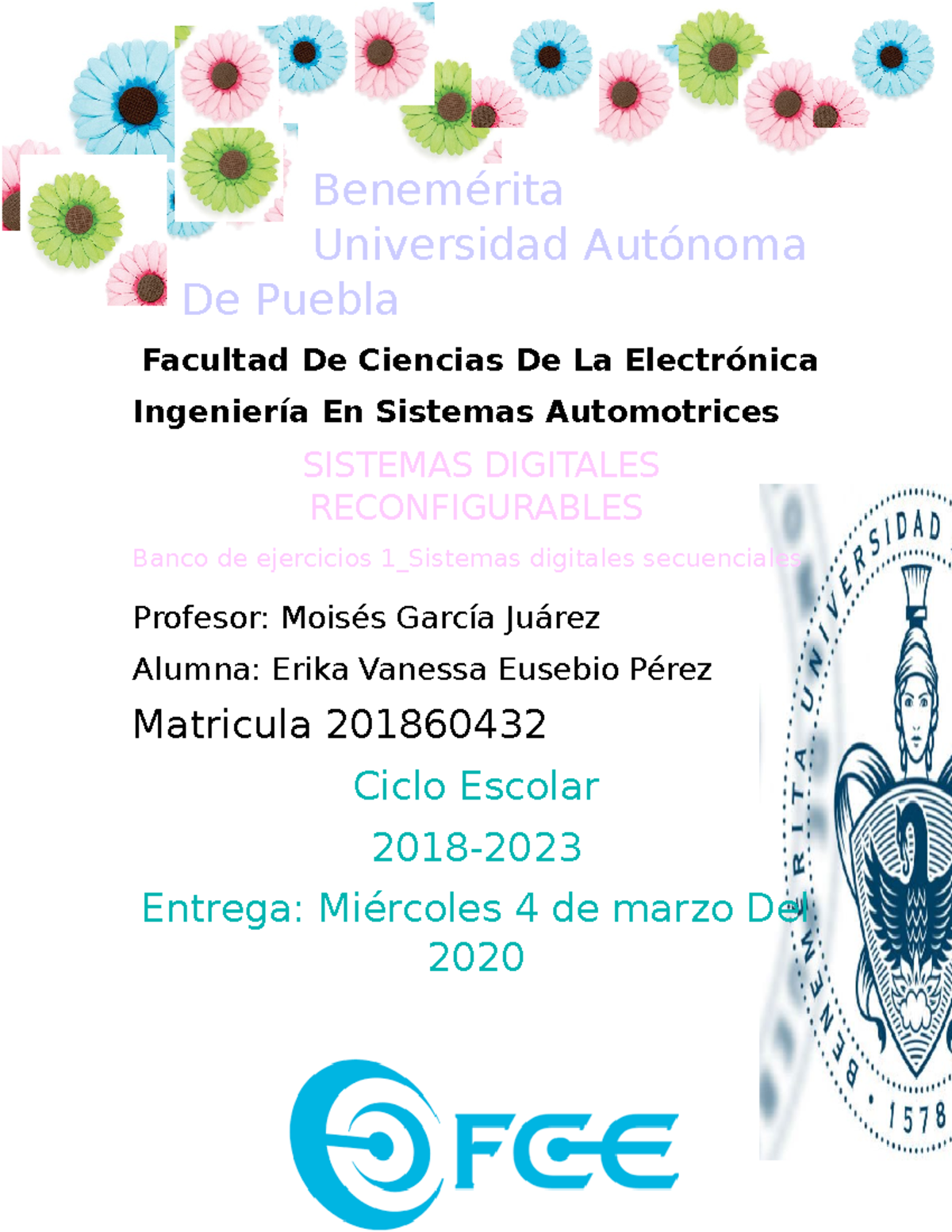 Banco DE Ejercicios - Benemérita Universidad Autónoma De Puebla ...