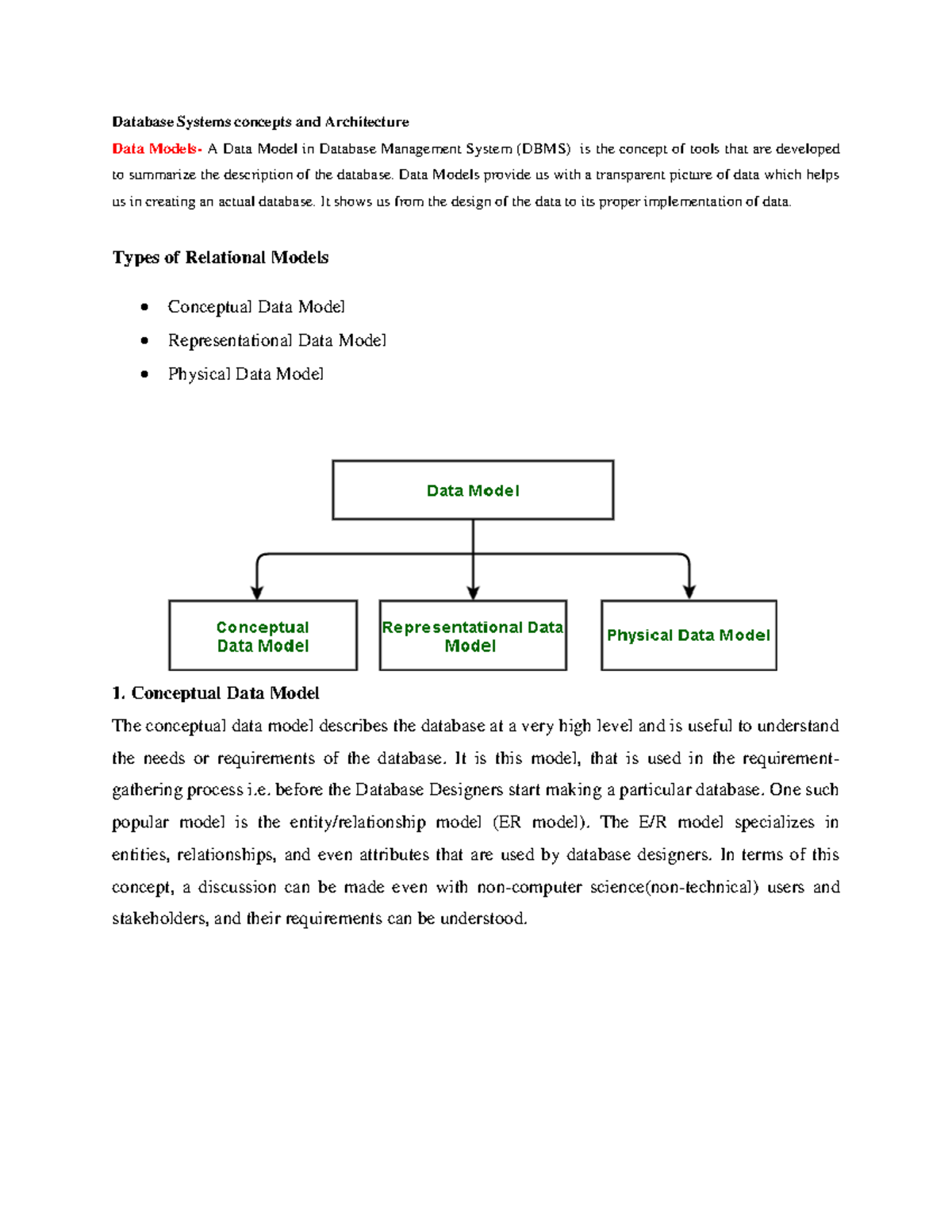 Lecturer 3 Data base Systems concepts and Architecture - Database Systems concepts and ...