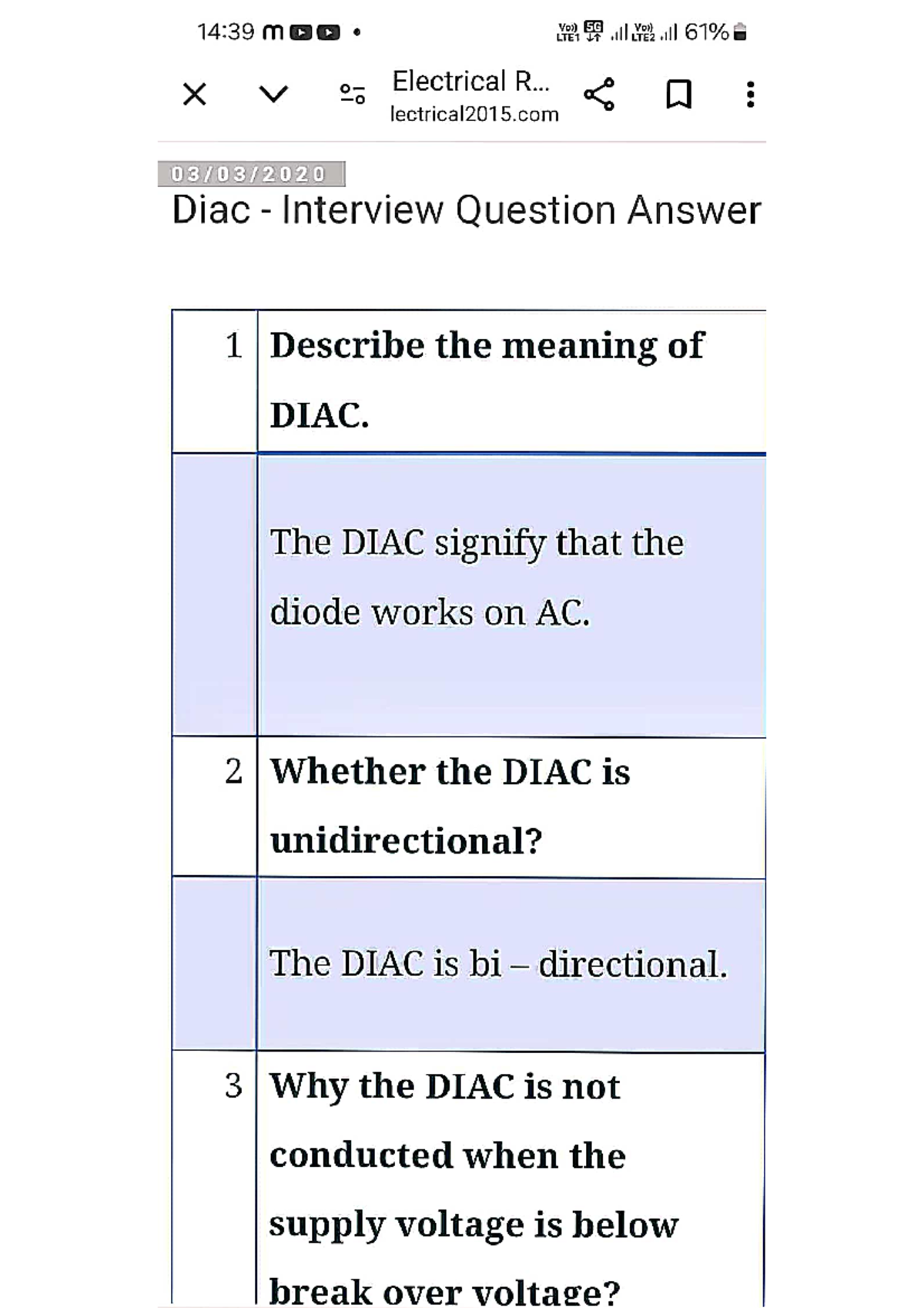 DIAC - good - Electronic Science - Studocu