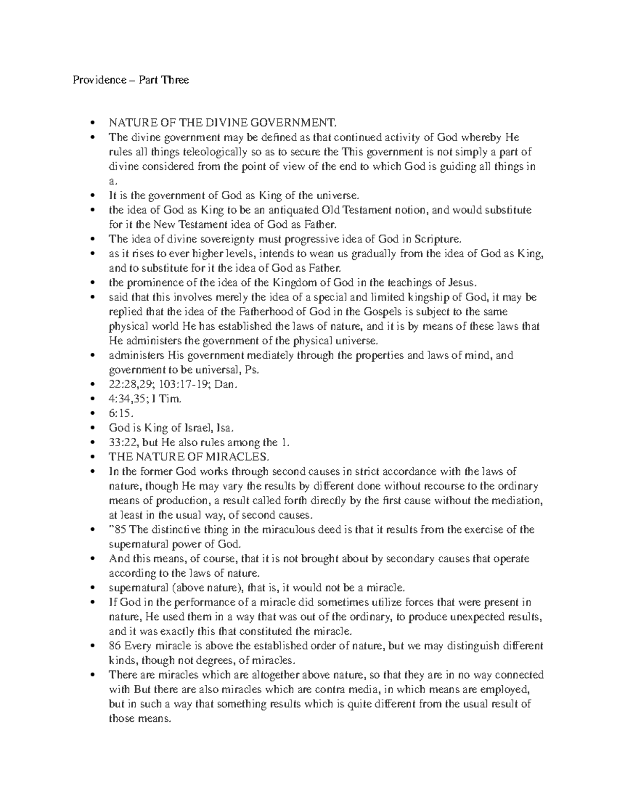 Providence – Part Three - Providence – Part Three NATURE OF THE DIVINE ...