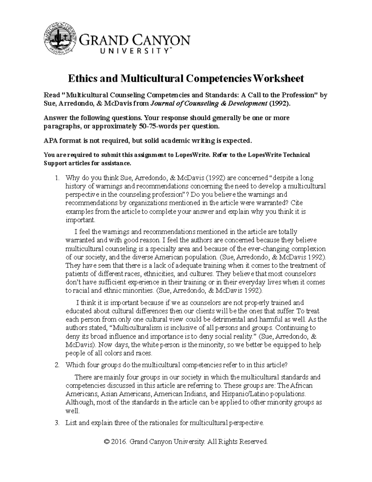 BHS-320.R - An A paper - BHS-320 - GCU - Studocu