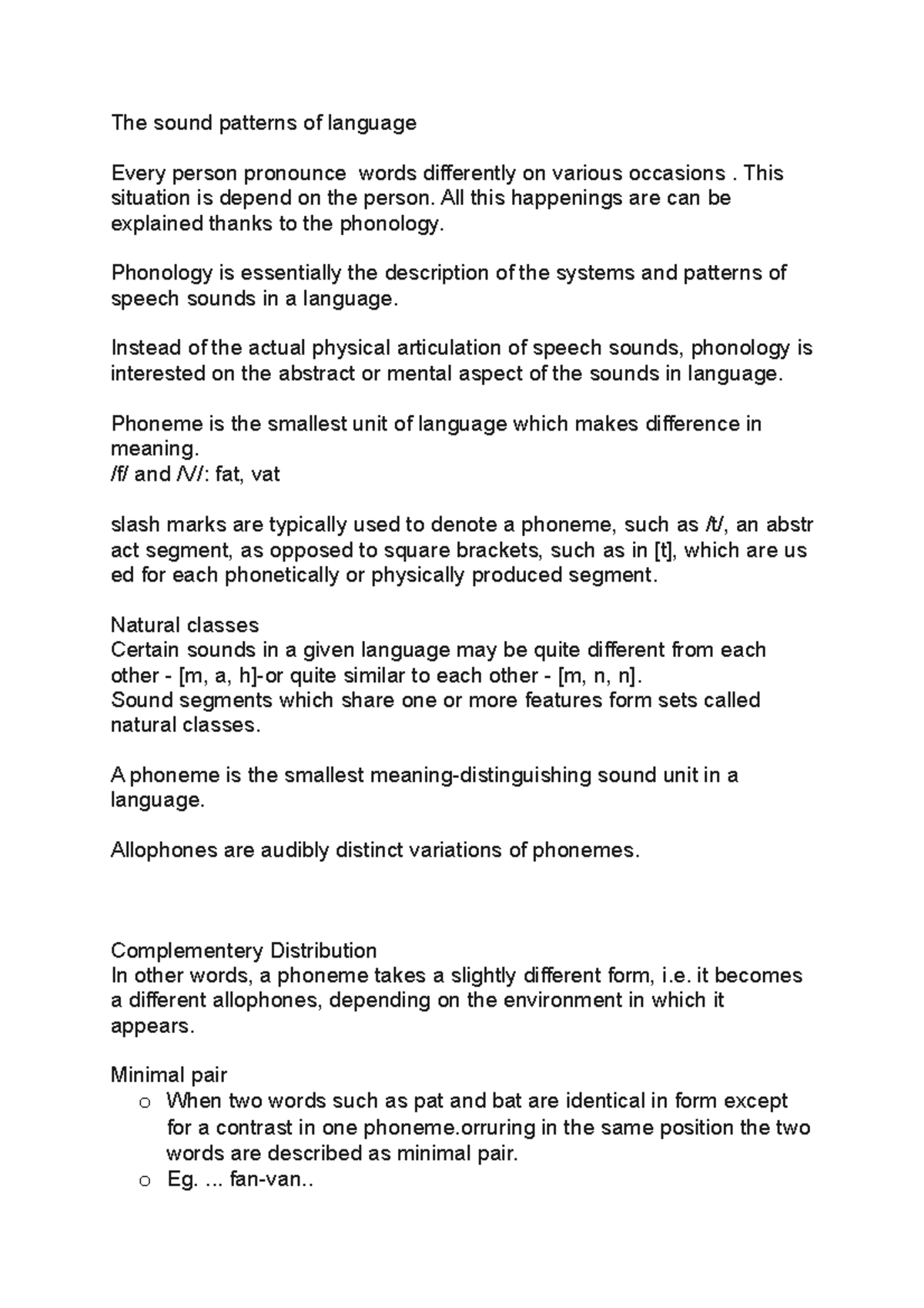 Phonology phonotactics and suprasegments and the sound patterns of language - The sound patterns ...