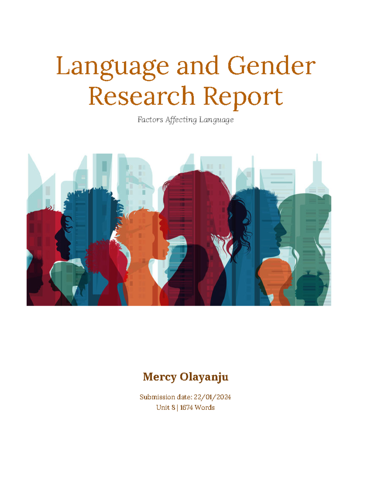 Language and Gender Essay - Language and Gender Research Report Factors ...