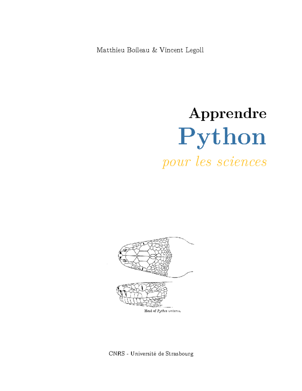 Cours-python - Apprendre Python pour les sciences - Matthieu Boileau ...