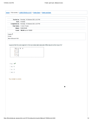 Prelim Exam Com Prog REAL - Home / My courses / UGRD-ITE6102-2313T / Prelim Exam / Prelim Exam ...