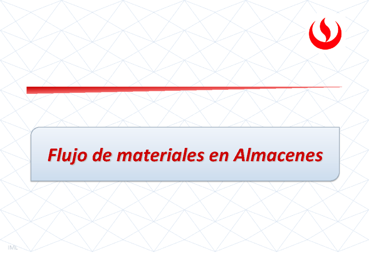 Flujo de materiales en almacenes - Flujo de materiales en Almacenes Distribución en Almacenes ...