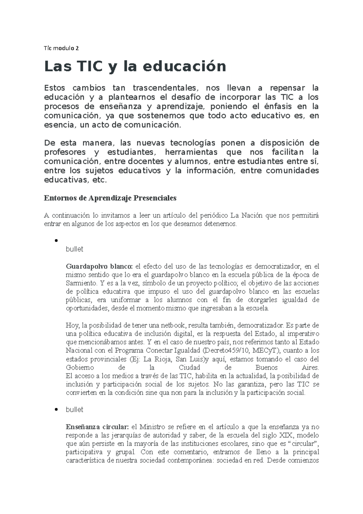 Tic modulo 2 - De esta manera, las nuevas tecnologías ponen a ...