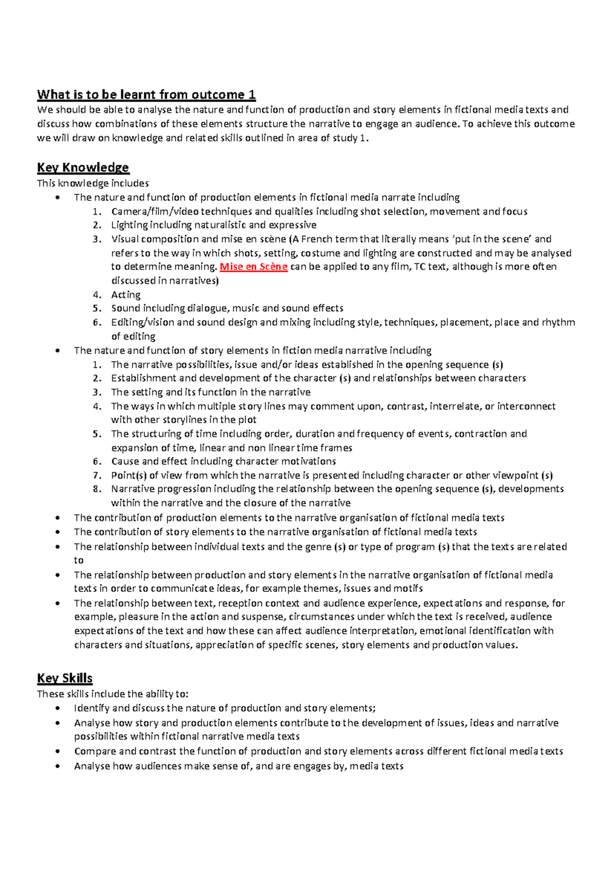 Media - Full Summary Notes - Nelson Media book notes on Chapter 8 ...