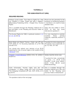Formative Assessment 2021- Law of Tort - Law of Tort - Formative ...