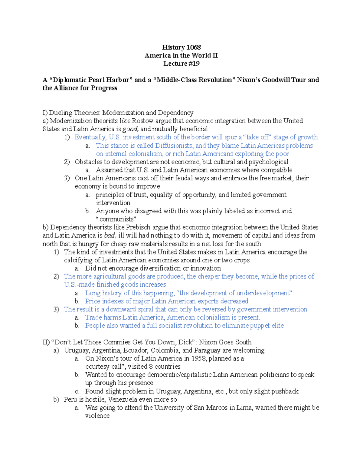 Lecture 19 - Seth Jacobs - History 1068 America in the World II Lecture ...