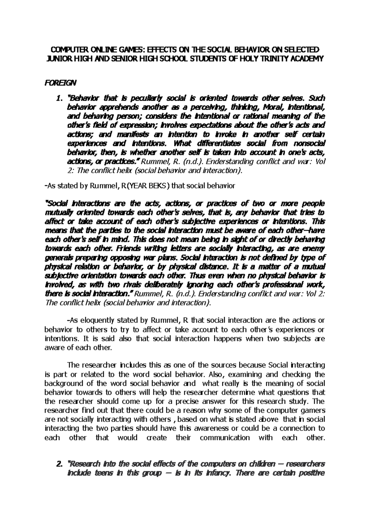 Rrl - Get some rrl here. - Research in Daily Life 2 - Studocu