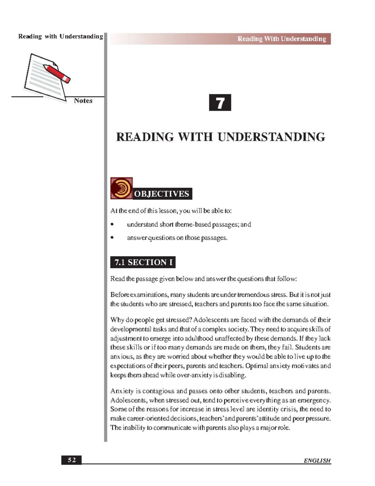 302EL7 - It's practice materials - Reading With Understanding Notes 5 2 ...
