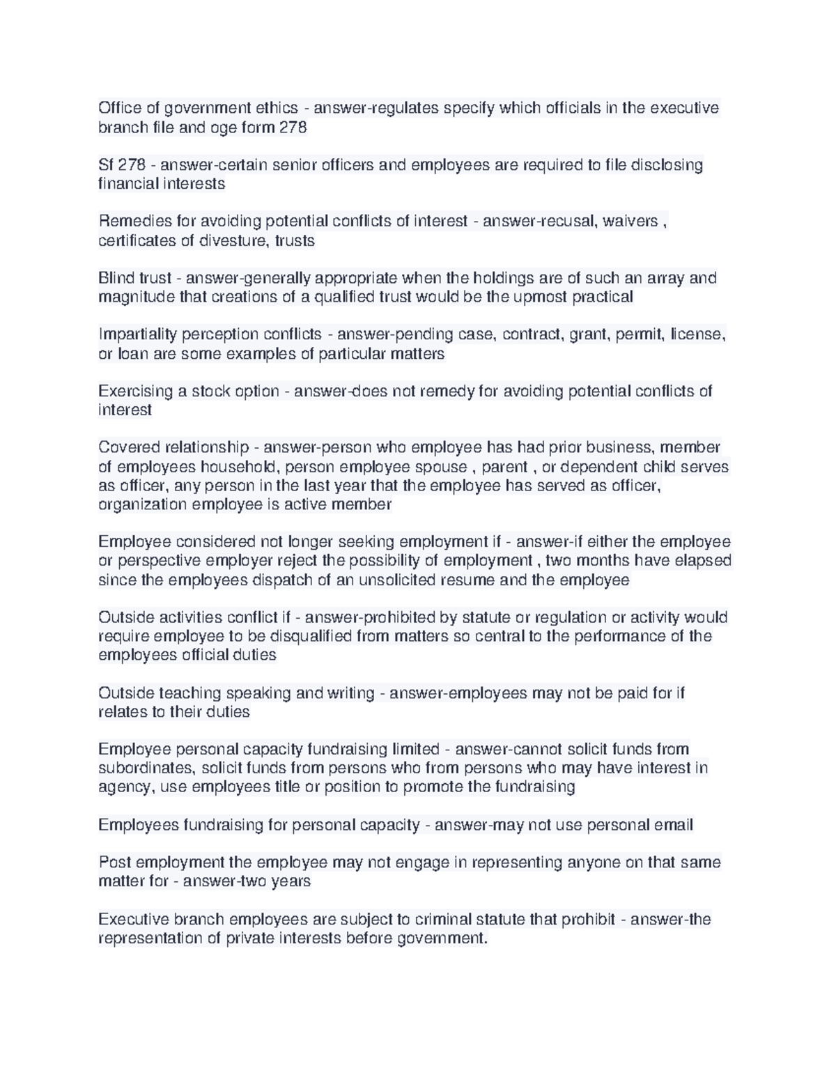 CDFM Module 1 Exam Update 2024-24 - Office of government ethics ...