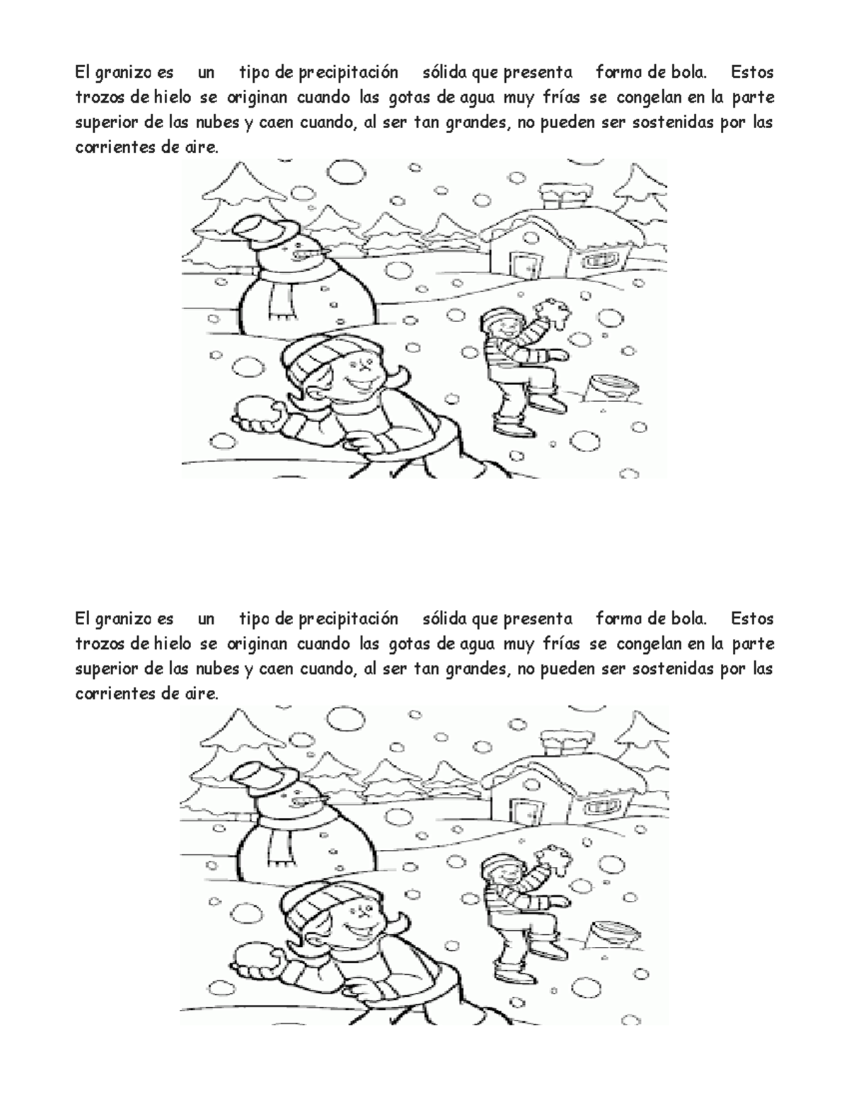 Granizo explicado para niños y niñas - El granizo es un tipo de ...