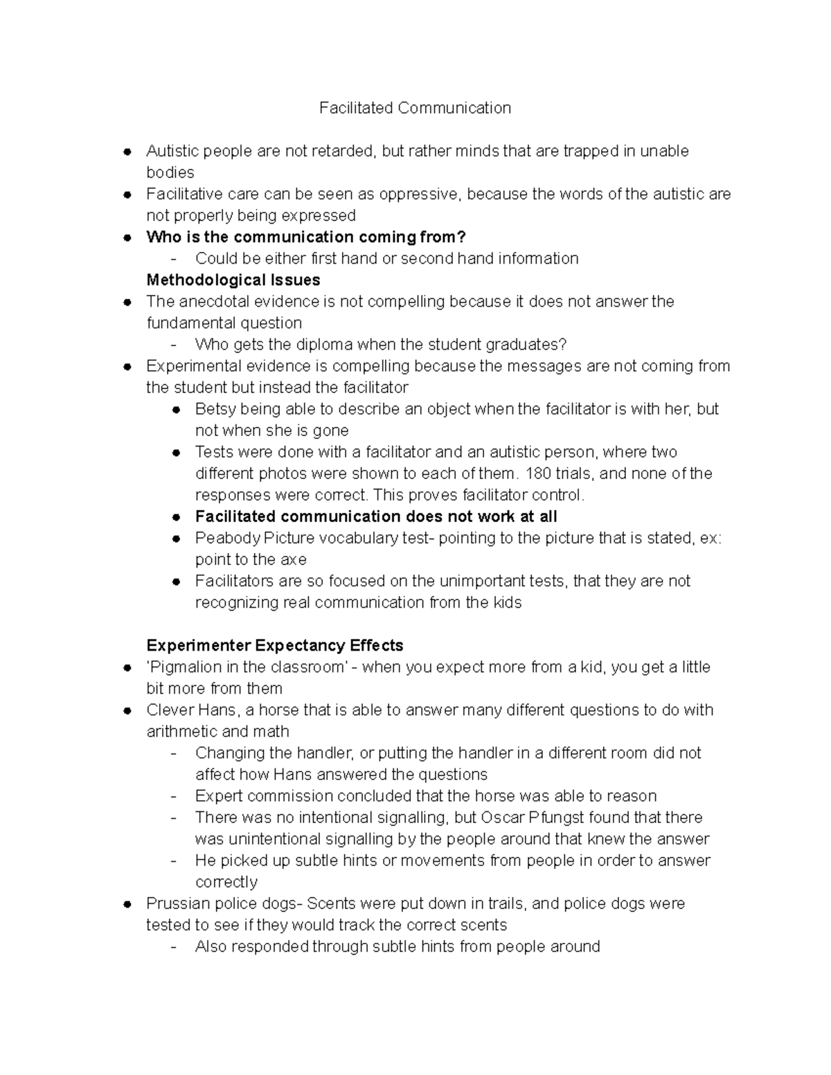 Scott Allen- Facilitated Communication - Facilitated Communication ...