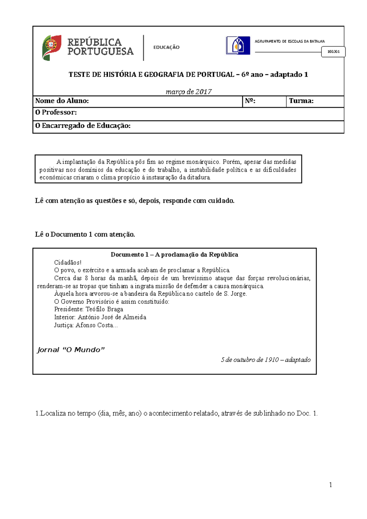 4 teste hgp adaptado - fjgfj dh jdthjtdj jkyrk - TESTE DE HISTÓRIA E ...