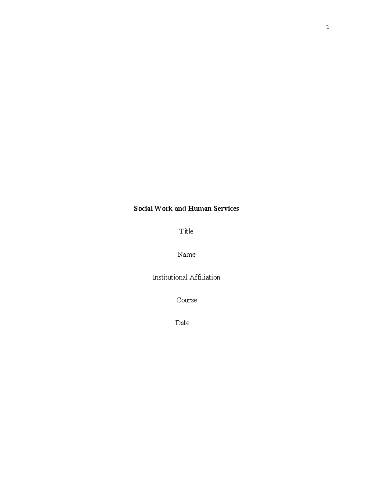 9920-Social work and Human Services - Social Work and Human Services ...