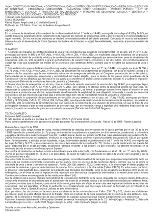 Resumen fallos primer parcial - Fallo Rizzo. El 18 de junio de 2013 la ...