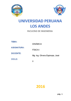 Pdf-deidamia compress - Física I - Studocu