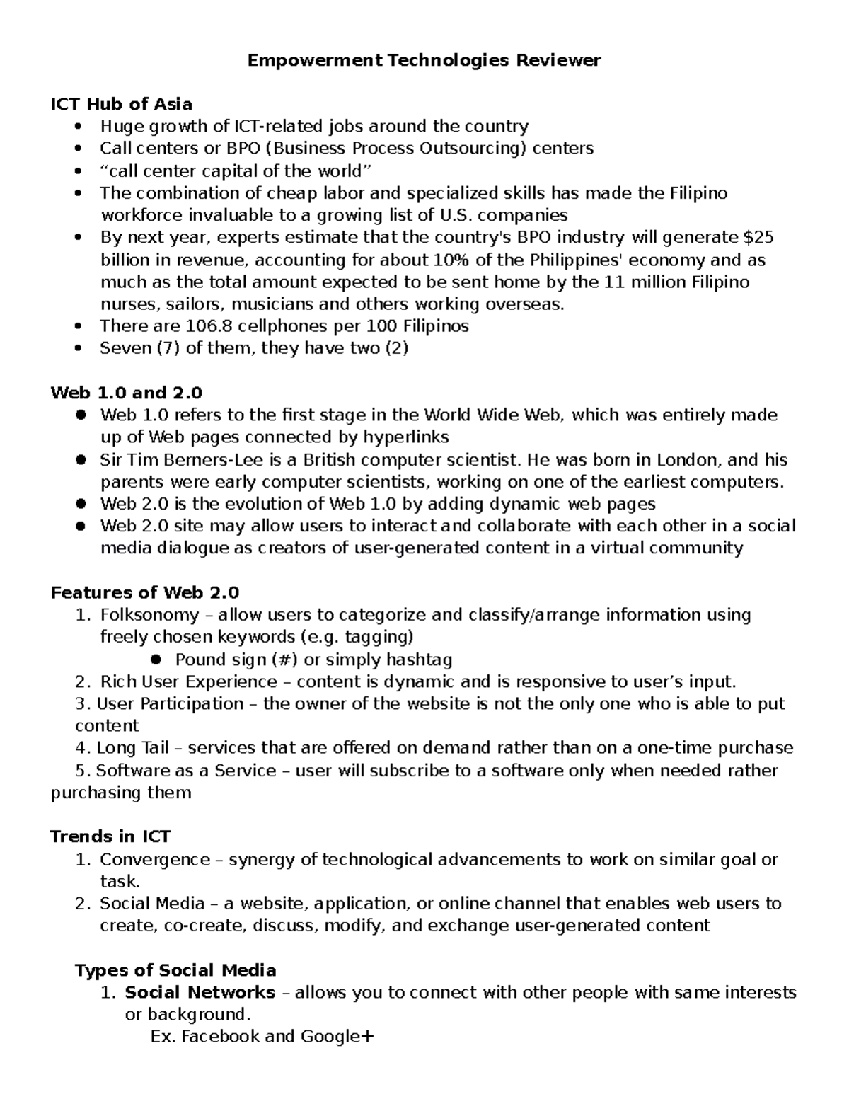 Introduction to Fundamentals of Computer and Internet Application ...