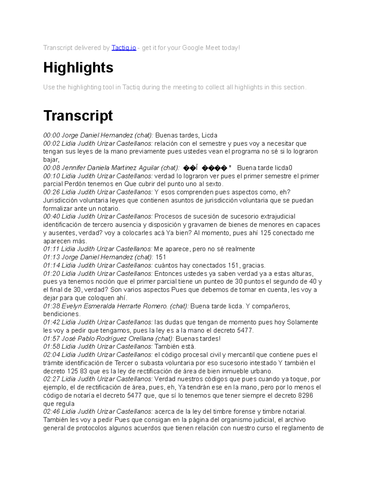 ¿Todo listo para unirte 26-01-2022 - Documentos de Google - Transcript ...