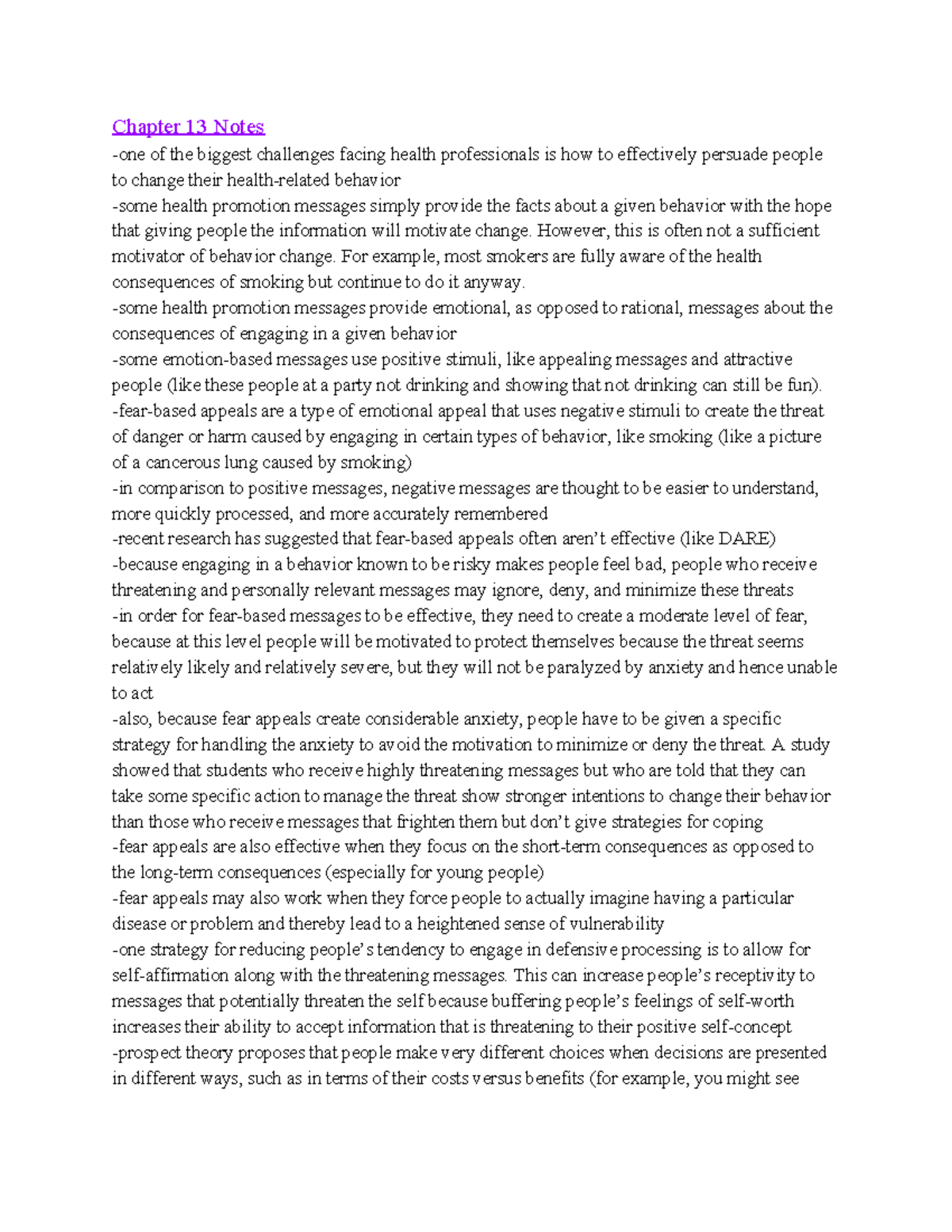 Chapter 13 Textbook Notes - Chapter 13 Notes -one of the biggest ...