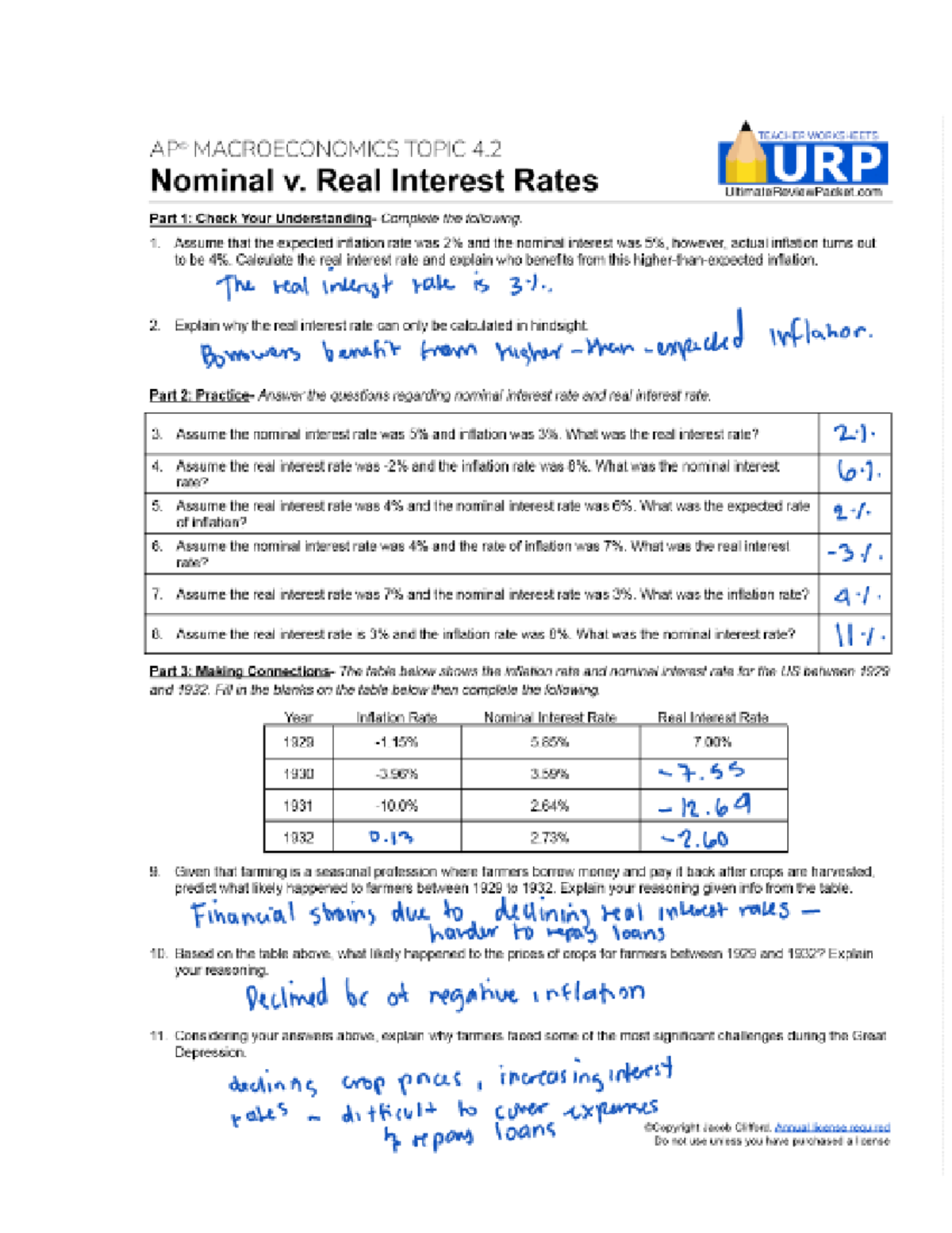 4.2 Nominal v. Real Interest Rates - Studocu