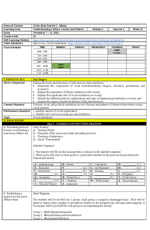 Lesson-Plan - lesson plan guide for guidance counseling - Lesson Plan ...