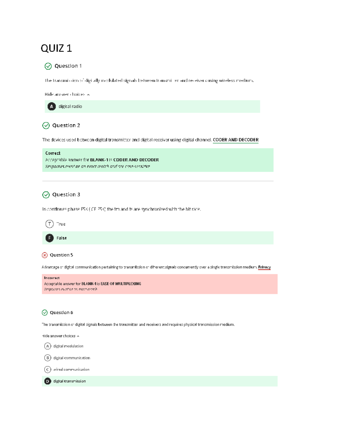 Quiz 12 Modulation 2 - Practical Activities - BS Civil Engineering - QUIZ QUIZ - Studocu