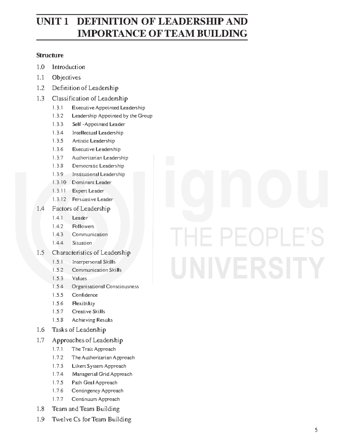 Leadership - 3 Executive Appointed Leadership 1.3 Leadership Appointed ...