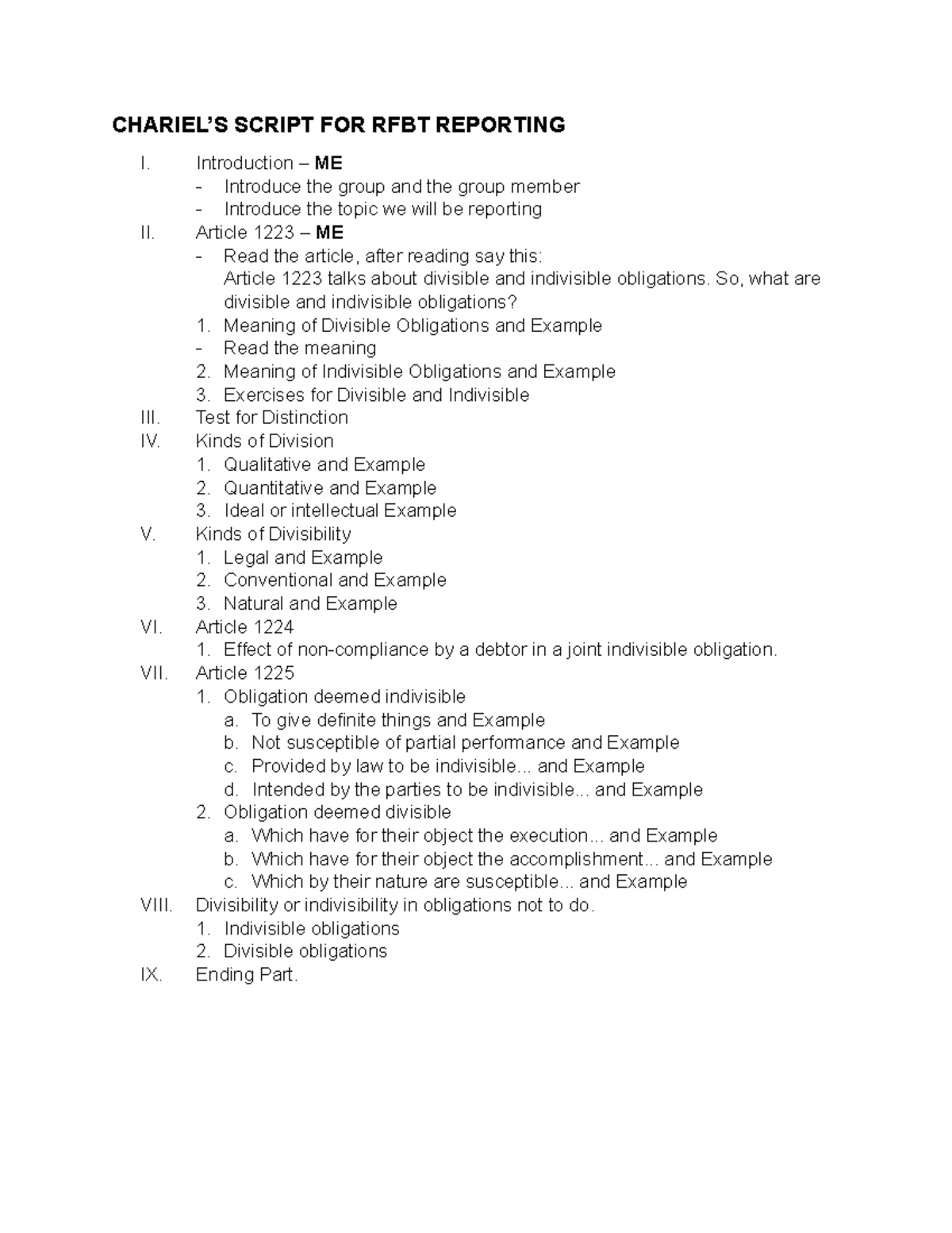 RFBT Reporting - RFBT - CHARIEL’S SCRIPT FOR RFBT REPORTING I ...