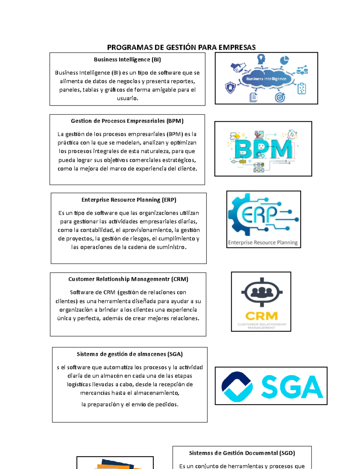 Programas DE Gestión PARA Empresas - PROGRAMAS DE GESTIÓN PARA EMPRESAS ...