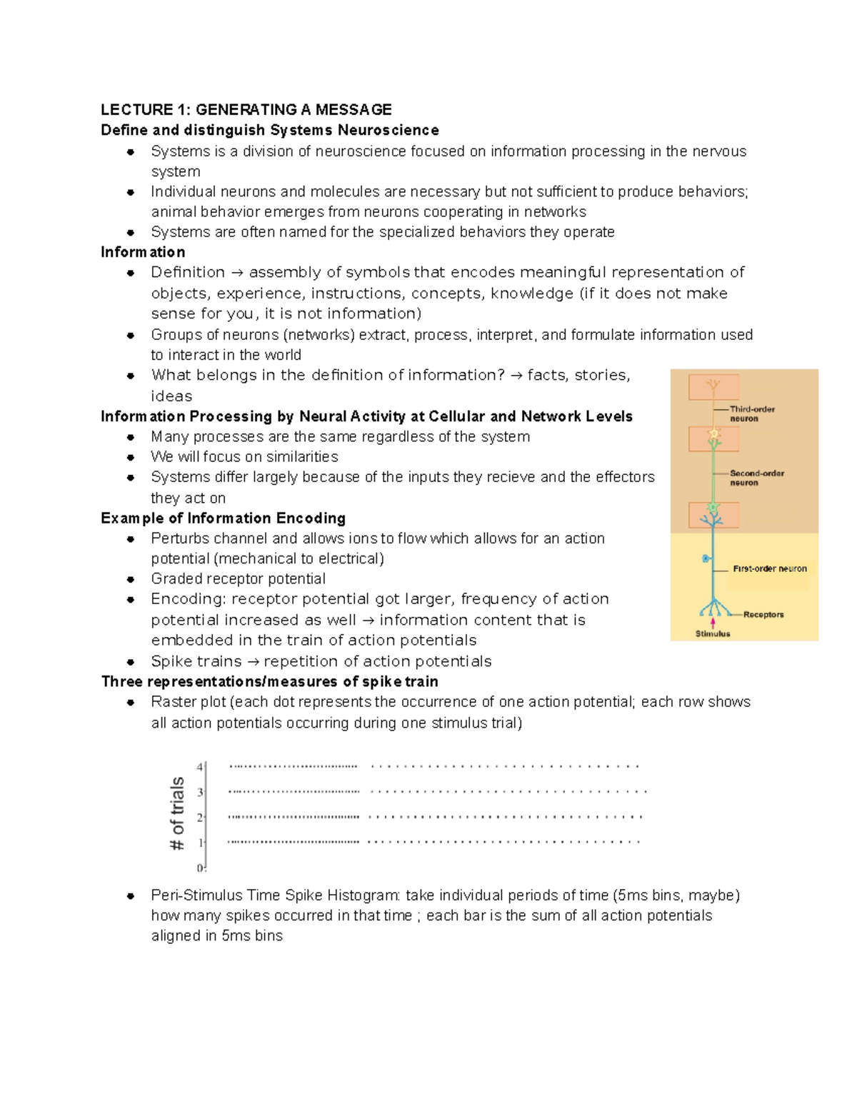 Unit 3 Lecture 1 - LECTURE 1: GENERATING A MESSAGE Define and ...
