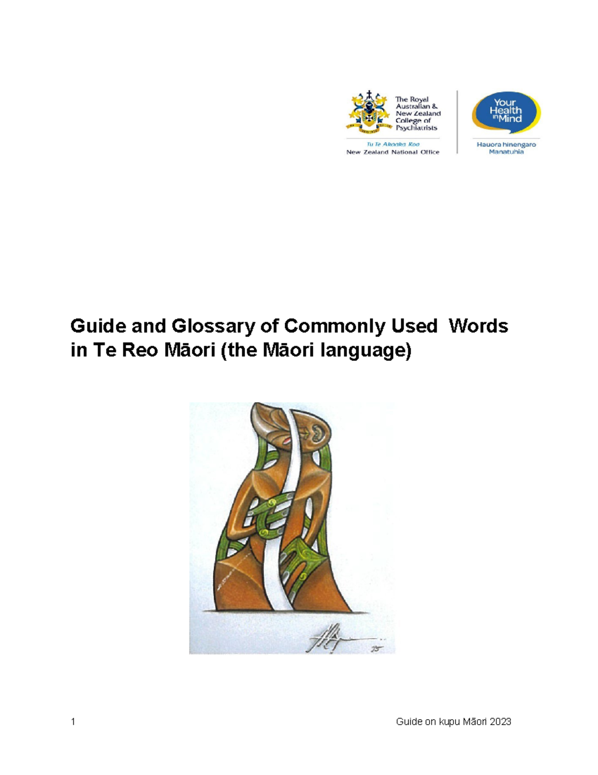 Te Reo Guide and Glossary 2023 - Guide and Glossary of Commonly Used ...