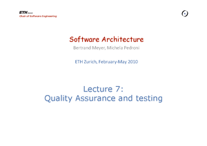 Software Quality Engineering Testing, Quality Assurance, and ...