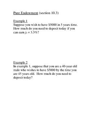 Week 1 - Prof. Steve Kopp - Chapter 1 – Simple Interest and Discount Simple Interest (section 1 ...
