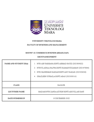 MGT028- Individual Assignment - Ami Zatul - INDIVIDUAL ASSIGNMENT ...