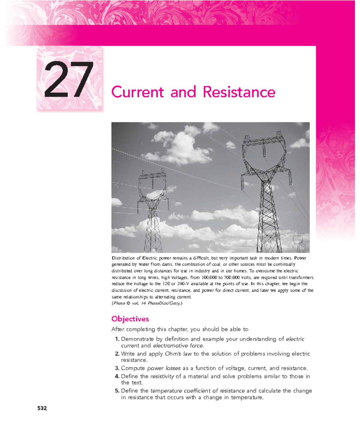 Physics Tippens Chapters 27-28 - 27 Current and Resistance Distribution ...