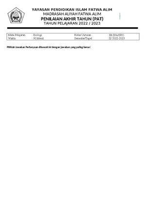 Proposal Kegiatan P5 - PROPOSAL KEGIATAN PROYEK PENGUATAN PROFIL ...