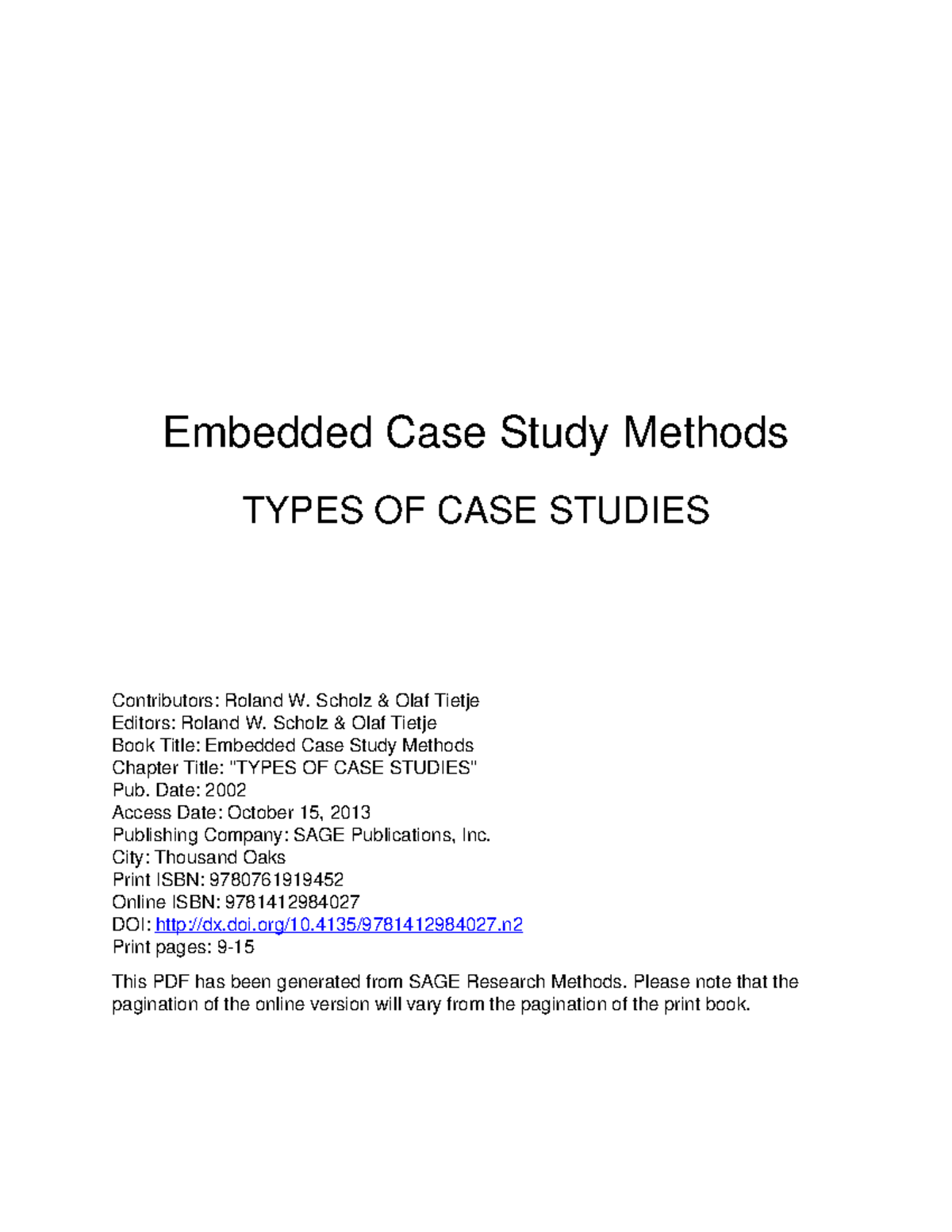 Scholz and Tietje - Student of MS management - Embedded Case Study ...