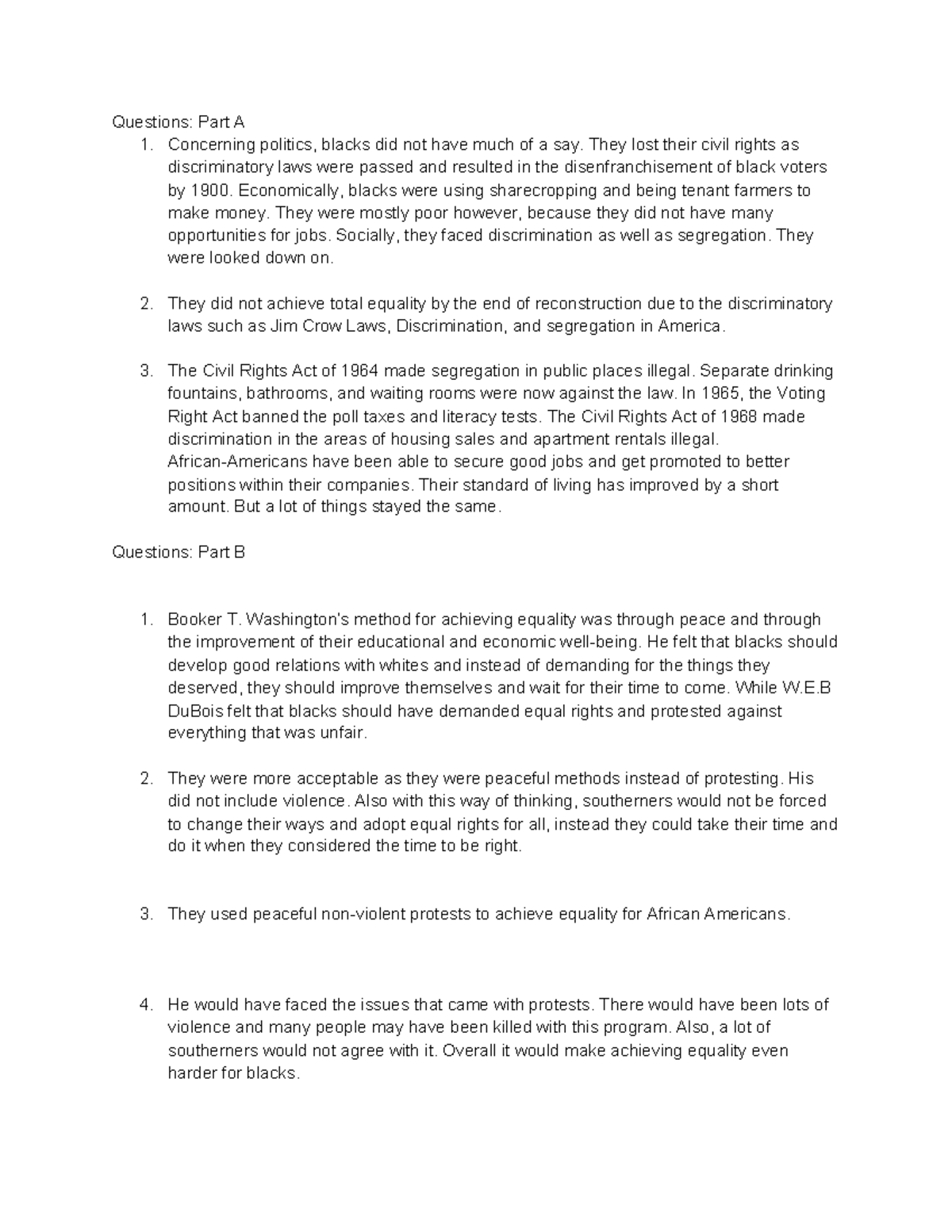 Lesson 39 (1)-1 - Assignment for APUSH - Questions: Part A 1 ...