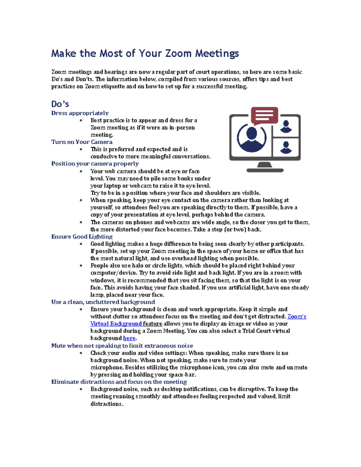 Zoom Protocols - jdj - Make the Most of Your Zoom Meetings Zoom ...