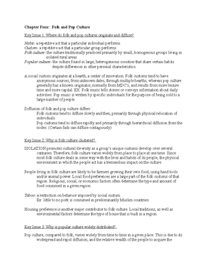 AP HUG Culture Vocab - ACCULTURATION The process of adjustment to the ...